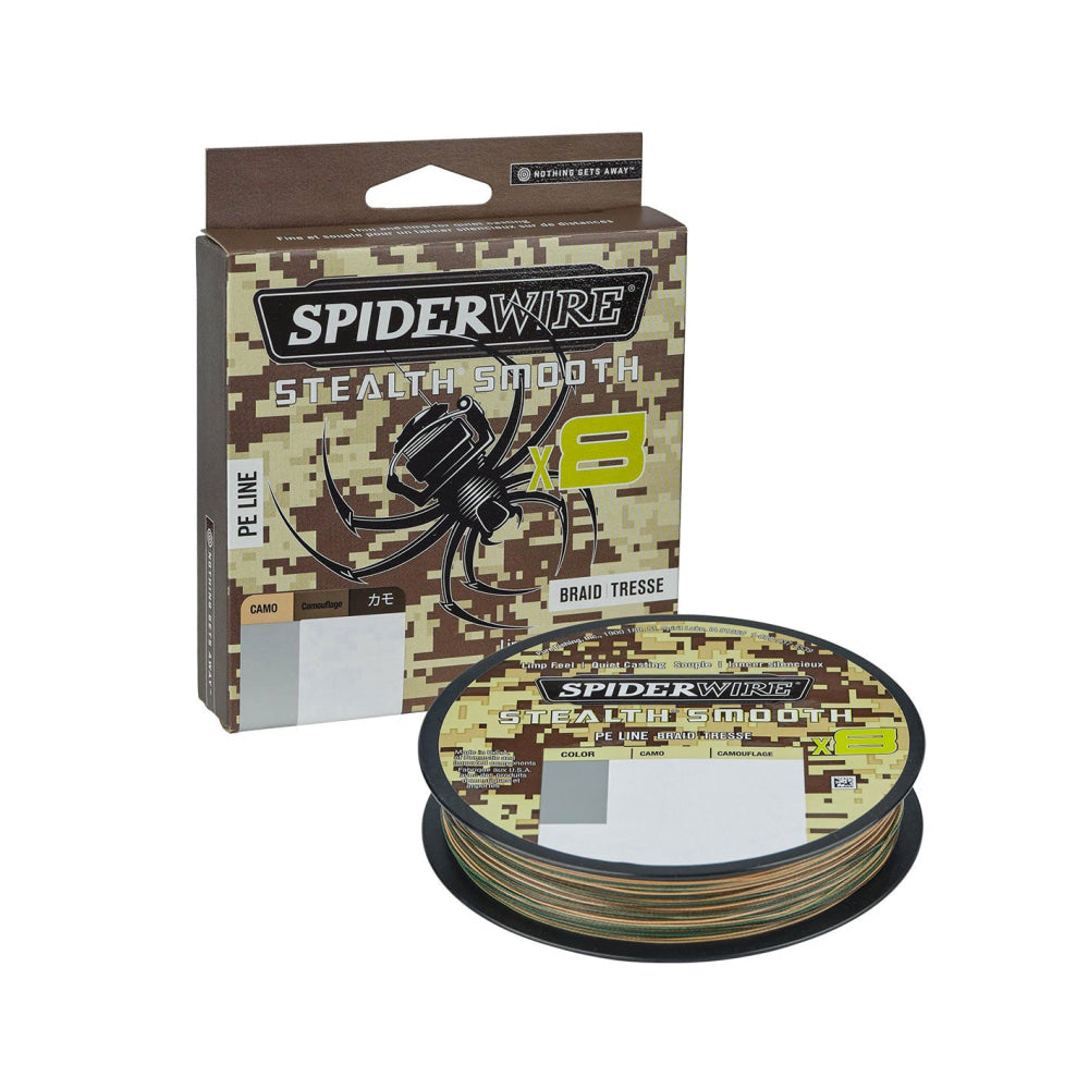 SPIDERWIRE - STEALTH® SMOOTH CAMO 150m – Wild Gear