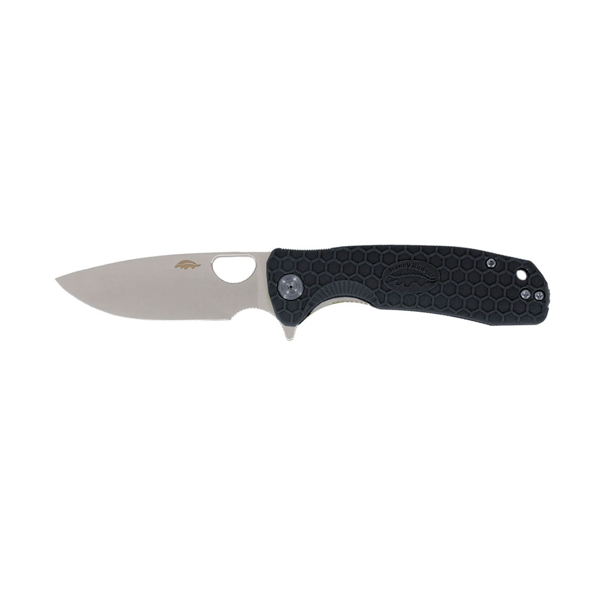 KNIFE - HONEY BADGER - HB1001 FLIPPER DROP POINT LARGE Black – Wild Gear