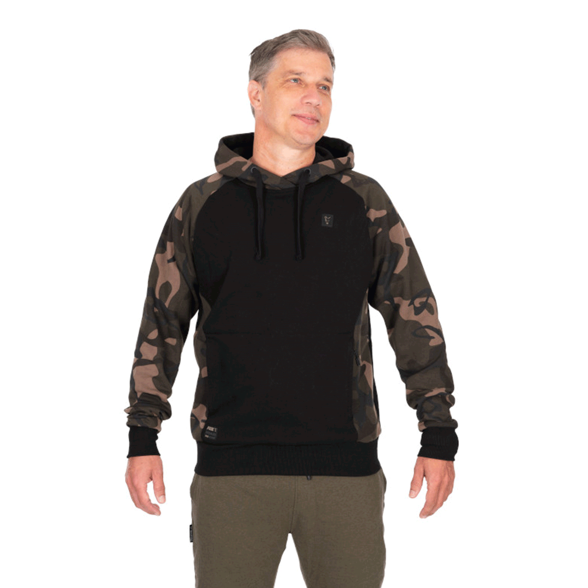 FELPA - FOX - PULLOVER PREMIUM 310 HOODY Black / Camo – Wild Gear