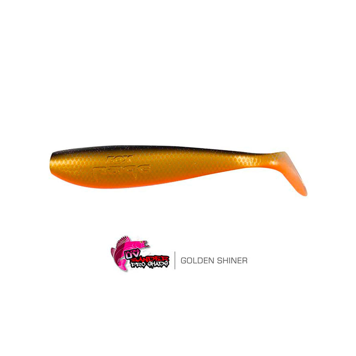 FOX RAGE - ULTRA UV ZANDER PRO SHADS 10cm 4" | Golden Shiner – Wild Gear