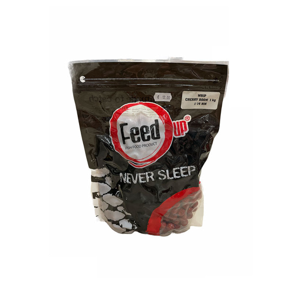 FEED UP - NEVER SLEEP WHIP CHERRY BOOM 14mm 1kg – Wild Gear