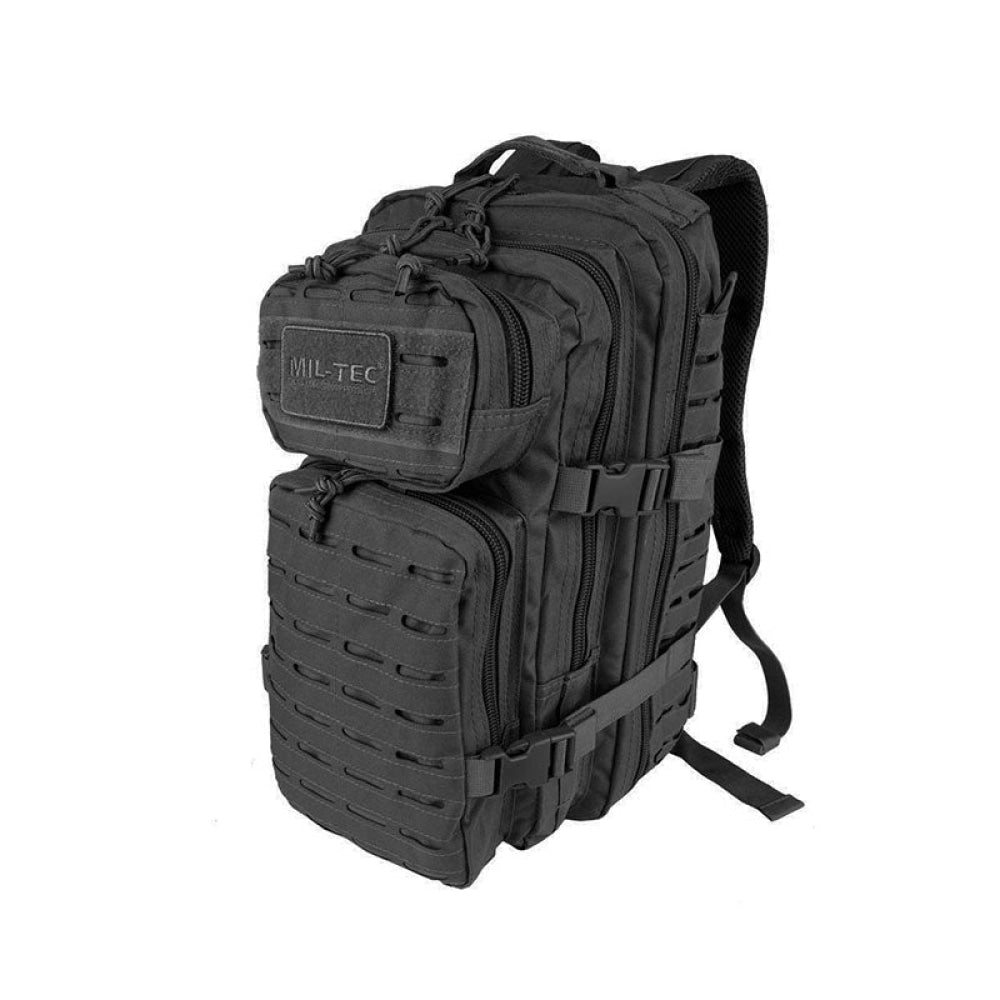 MIL-TEC - US ASSAULT PACK SM LASER CUT SCHWARZ 42 x 20 x 25 cm – Wild Gear