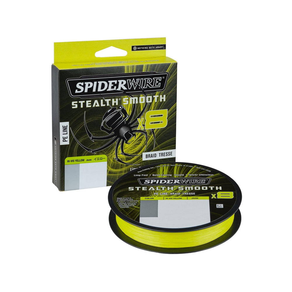 SPIDERWIRE - STEALTH® SMOOTH HI-VIS YELLOW 150m – Wild Gear